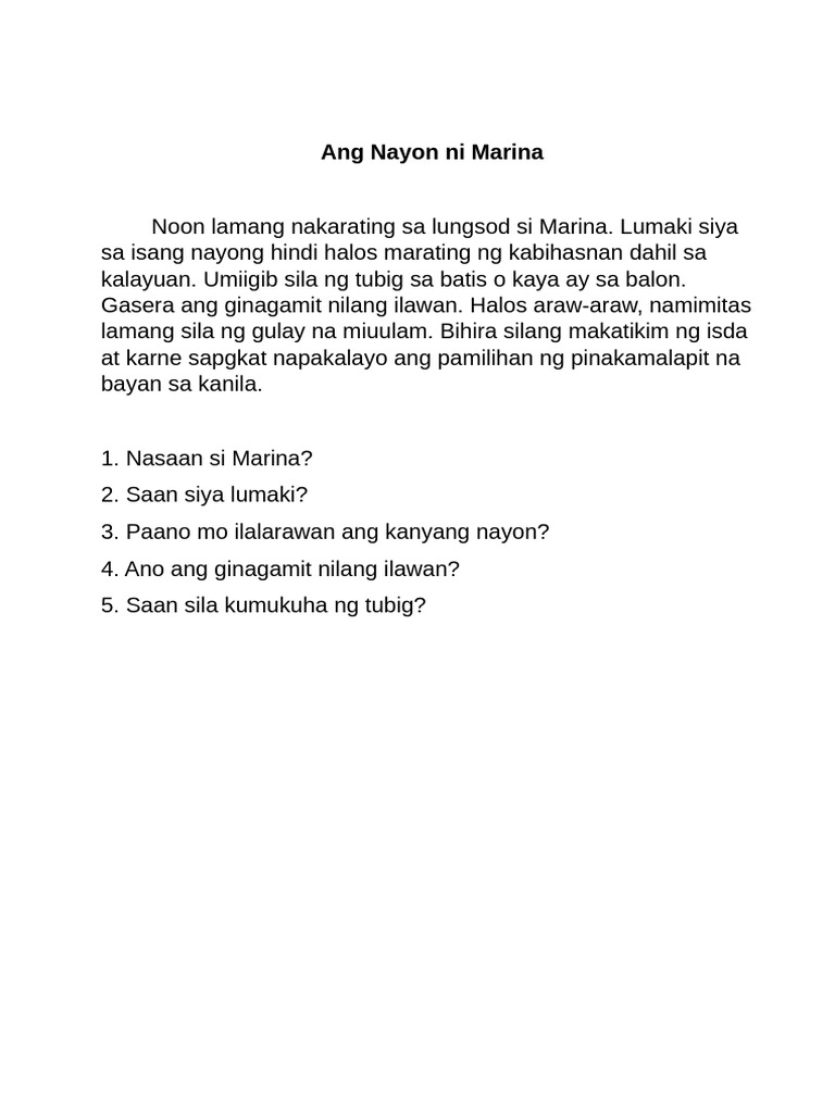 Pagsasanay 2 | PDF