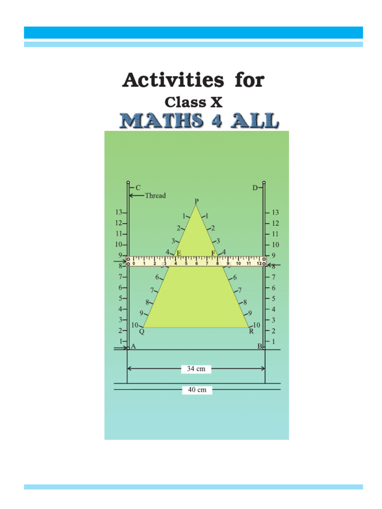 Class 10 Maths Activities Pdf Mathematics Geometry