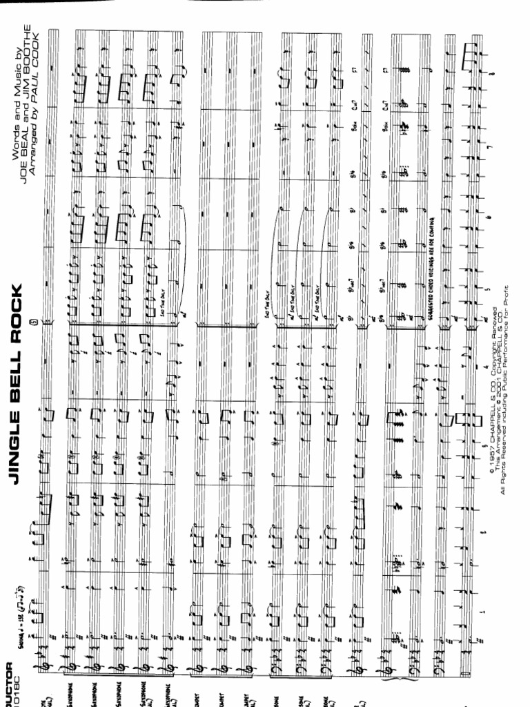 Jingle Bell Rock - CONDUCTOR - Cook | PDF