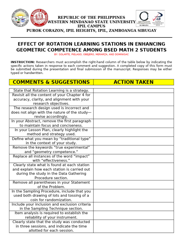 Effect of Rotation Learning Stations in Enhancing Geometric Competence ...