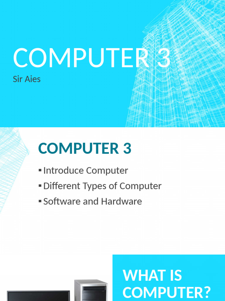 1 - Introduction To Computer | PDF