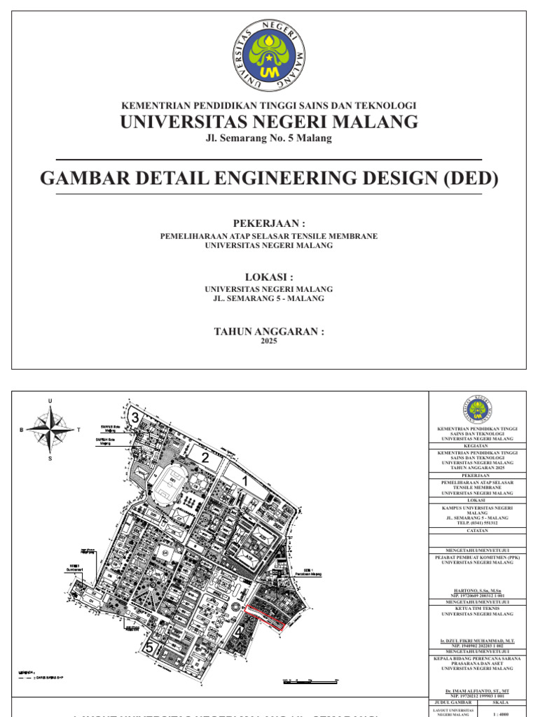 Pemeliharaan Atap Selasar UM 2025 | PDF