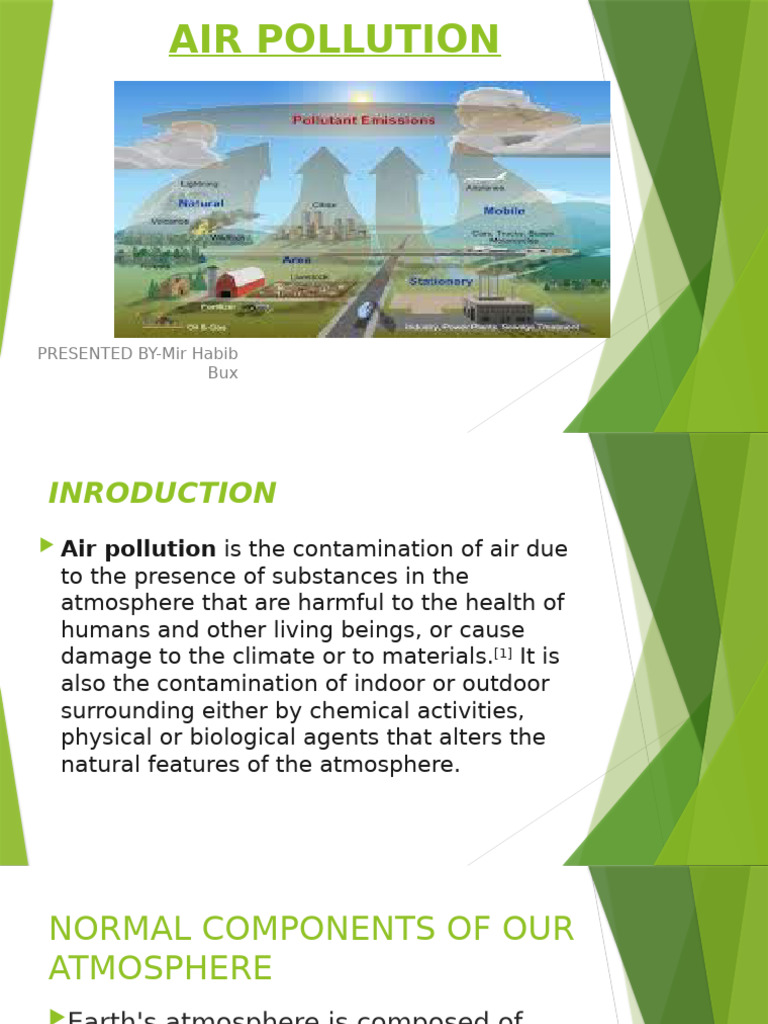 Understanding Air Pollution Sources | PDF