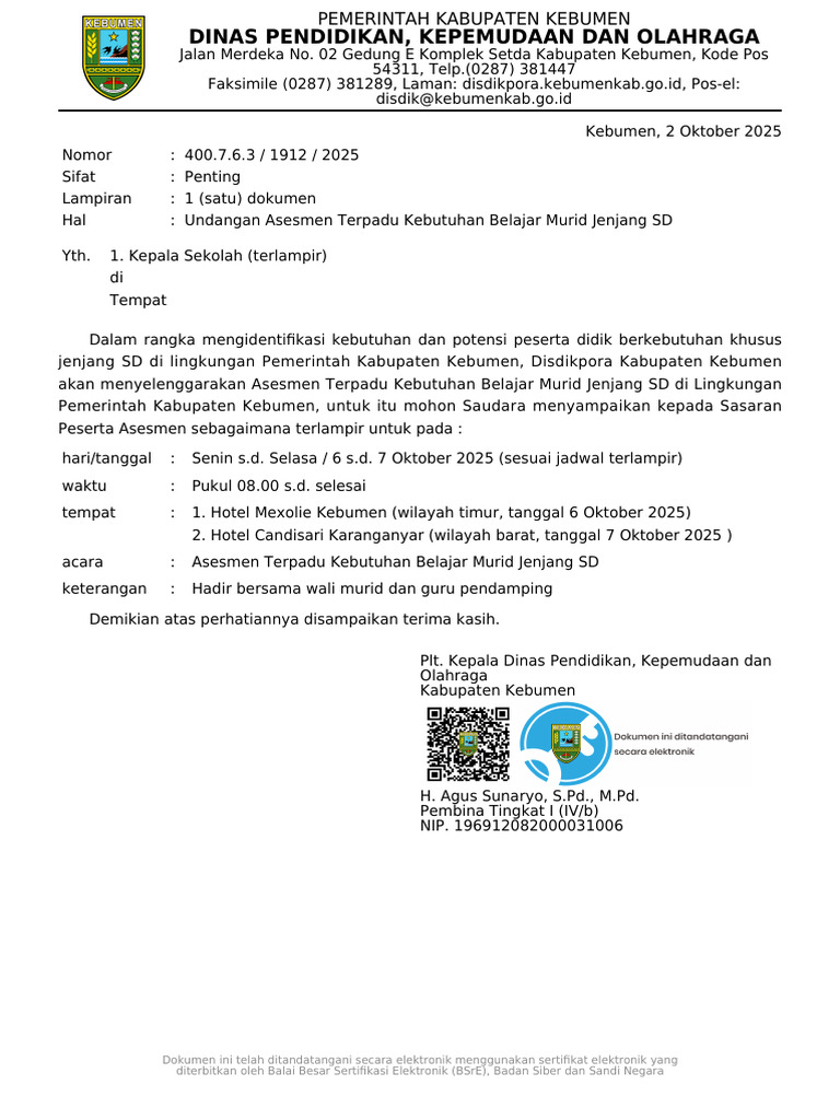 Undangan Asesmen Pdf