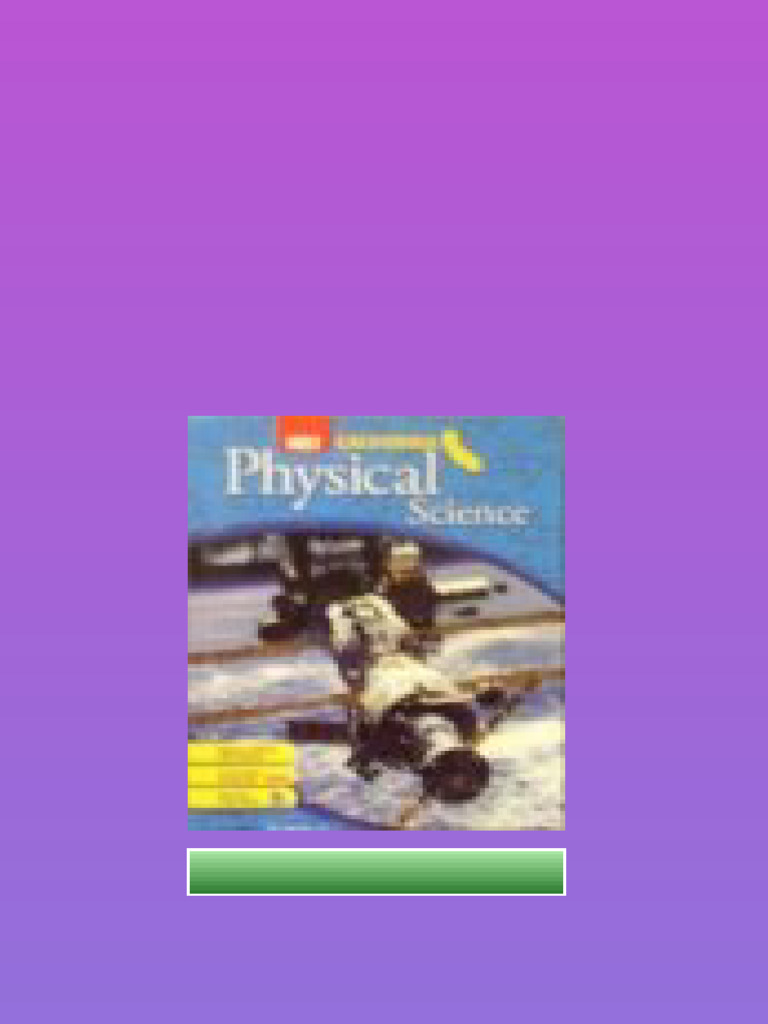 Holt Physical Science California Edition Christie PHD Borgford PDF ...