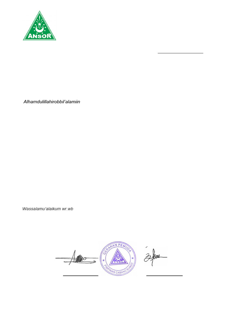 undangan PMII | PDF