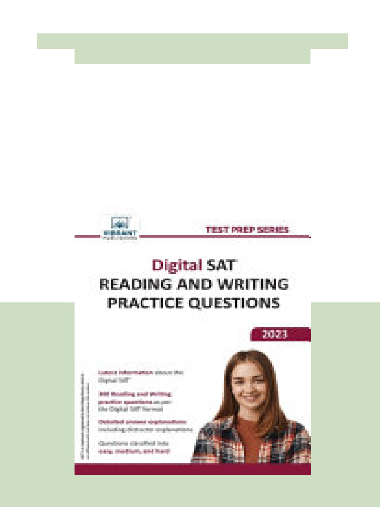 Digital SAT Reading and Writing Practice Questions Vibrant Publishers Newest Edition 2025 | PDF ...