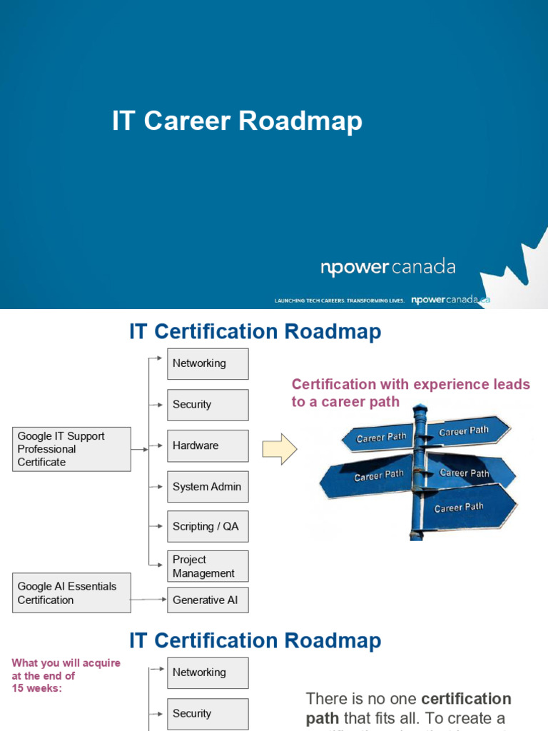 IT Career Exploration and Roadmap MASTER | PDF | Systems Engineering ...