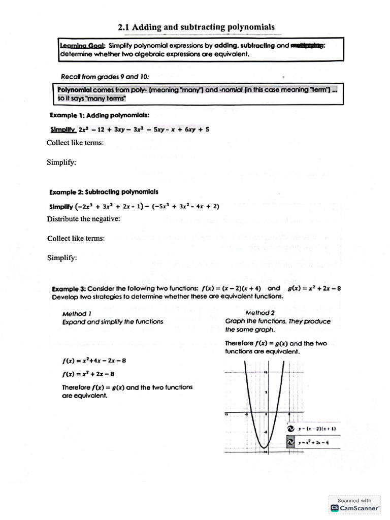 MCR Ch 2 Equivalent Algebraic Expressions - Attachment_ PDF_ MCR Ch 2 Equivalent Algebraic ...