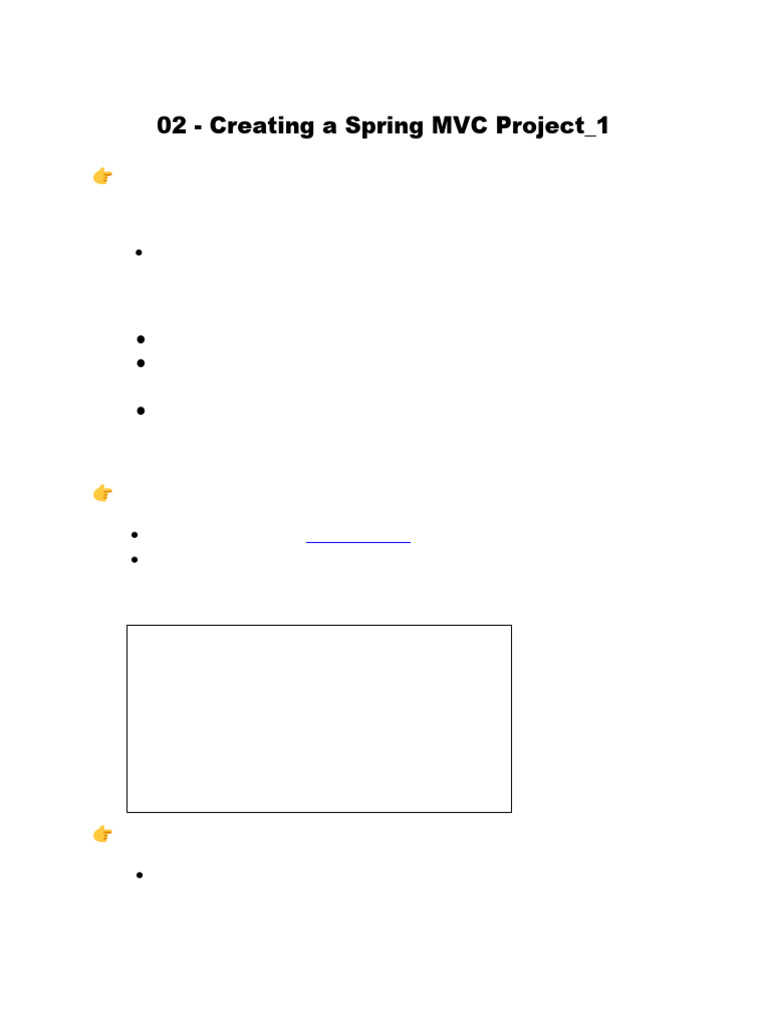 Creating A Spring MVC Project | PDF