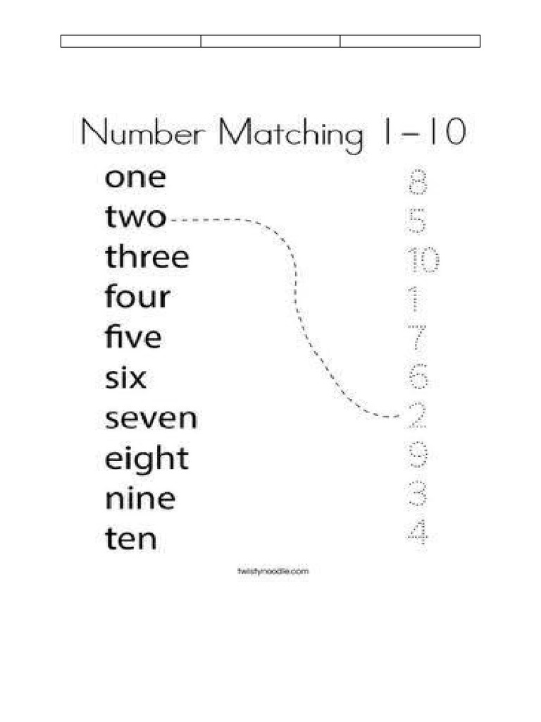 Worksheet English For TK | PDF