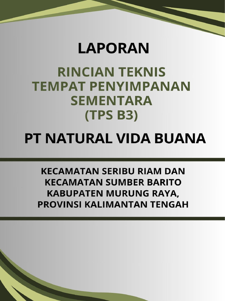 Rintek Limbah B3 PT NVB | PDF
