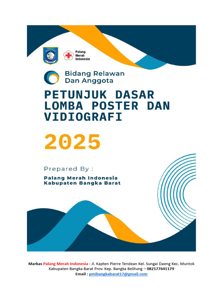 Lomba Poster dan Videografi PMI Bangka Barat | PDF