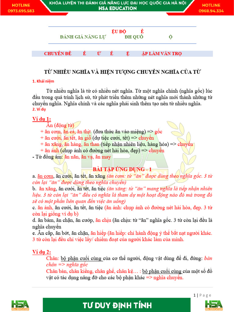 8 - T Nhiu Ngha V Hin TNG Chuyn Ngha | PDF