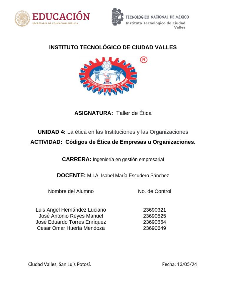 Comparativa de Códigos de Ética: Coca Cola y Bimbo | PDF | Business ...