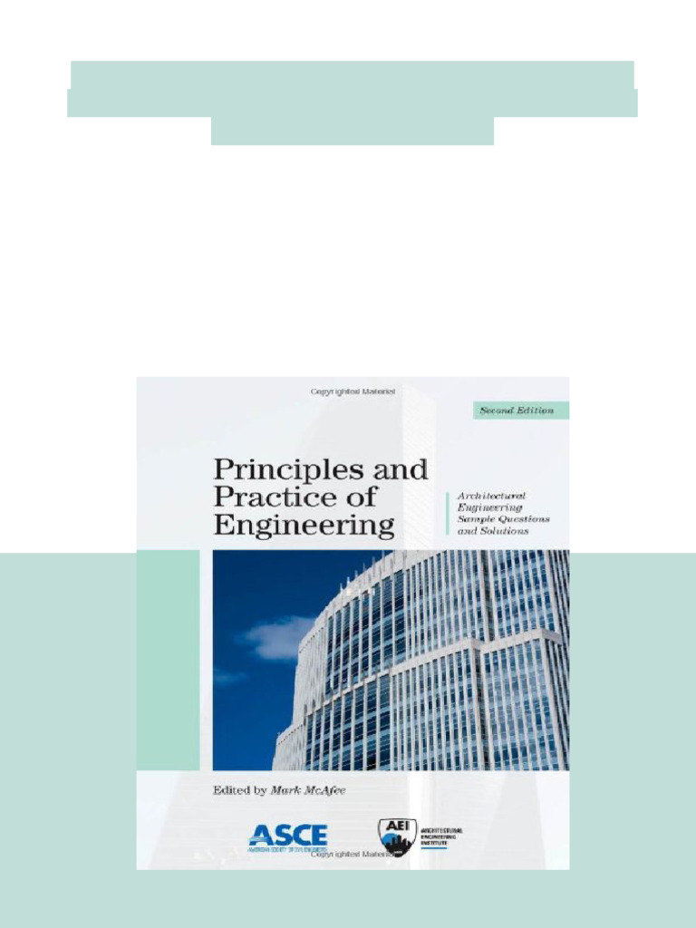 Principles and Practice of Engineering Architectural Engineering Sample ...