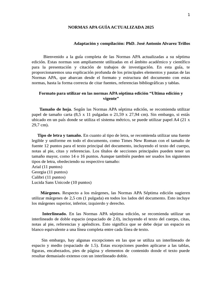 Normas APA 2025: Guía Completa | PDF | Estilo apa | Citación