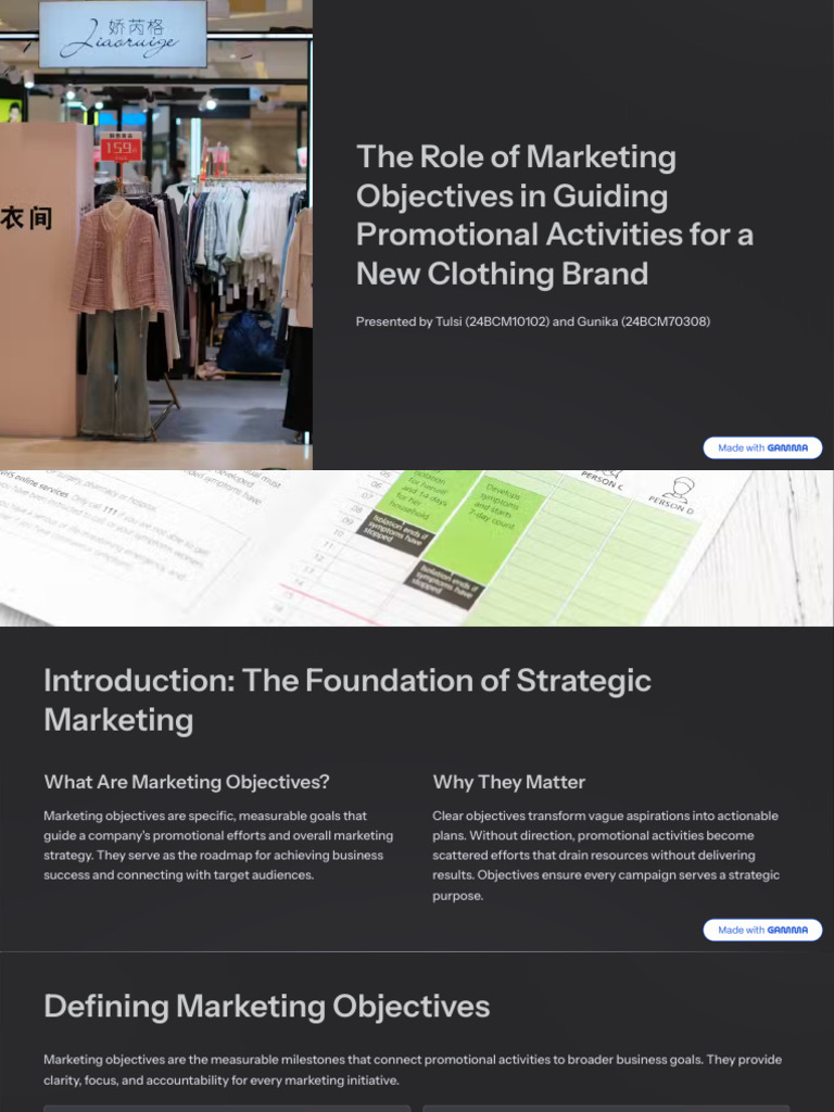 The Role of Marketing Objectives | PDF | Brand | Marketing