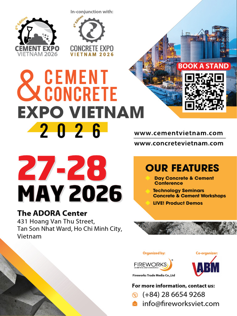 Cement & Concrete Expo Vietnam 2026 | PDF | Cement | Vietnam