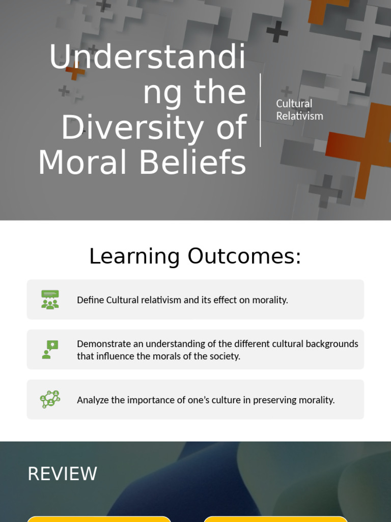 Lesson 7 Understanding The Diversity of Moral Beliefs | PDF ...
