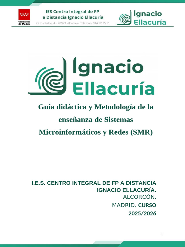 Guía de Metodología para SMR 2025/2026 | PDF | Moodle | Enseñando