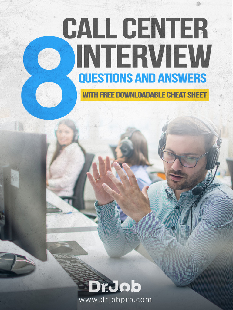 8 Call Center Interview Questions and Answers With Free Downloadable ...