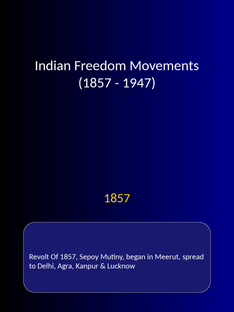 Indian Freedom Movements Improved | PDF | British Raj | Indian ...