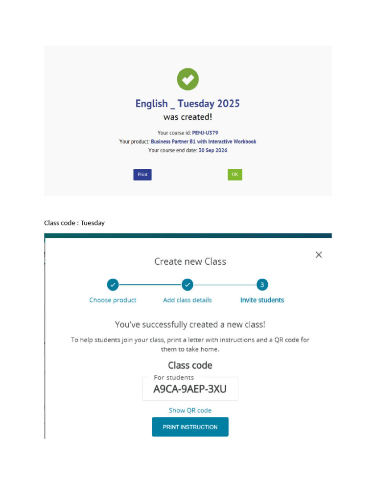 Course ID - Tuesday 2025 | PDF