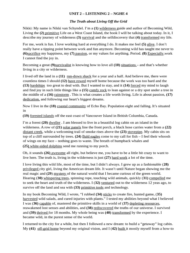 Unit 2 Listening 2 Pdf