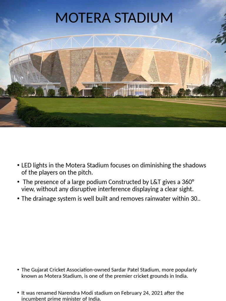 Motera Stadium | PDF