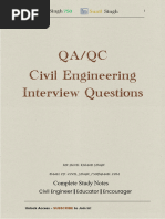 Civil QA/QC Engineer Responsibilities | PDF | Concrete | Quality Assurance
