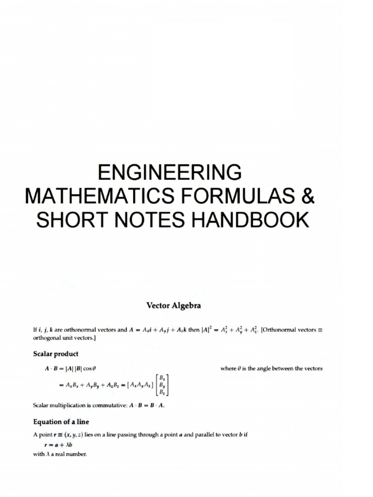 Engineering Mathematics | PDF