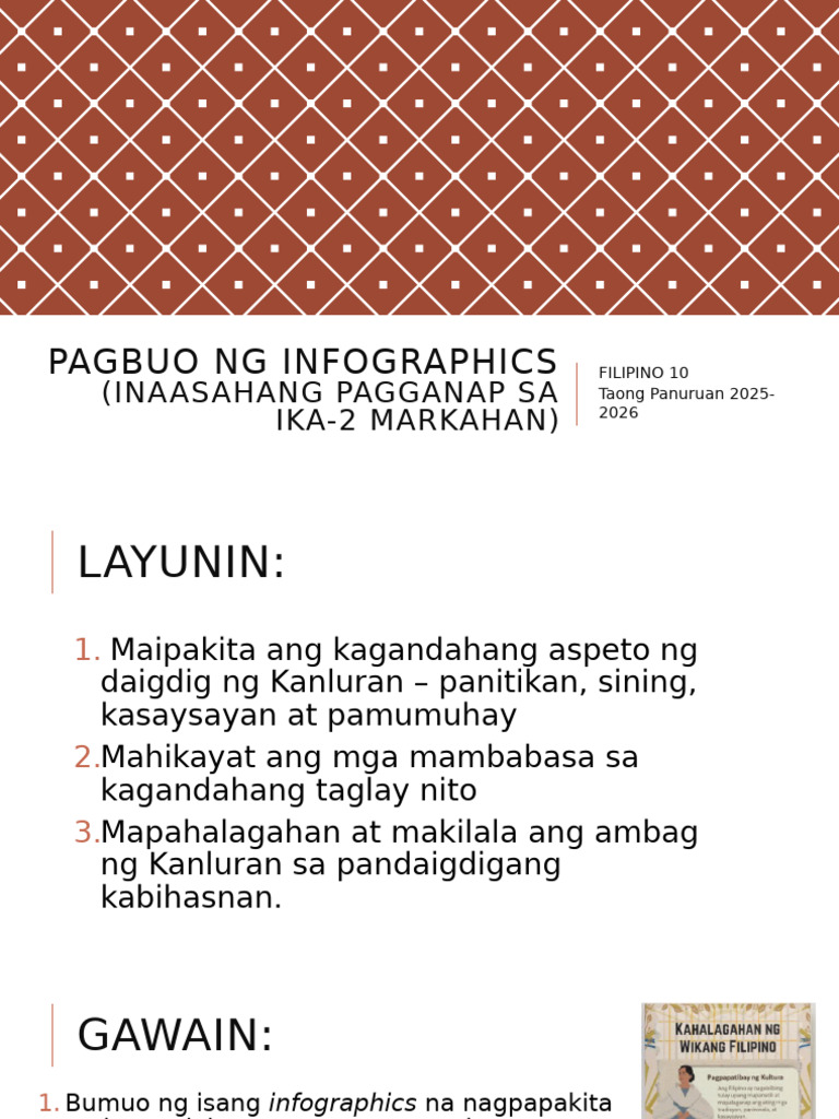 PETA FIL10 (Ika-2 Markahan) Pagbuo NG Infographics | PDF