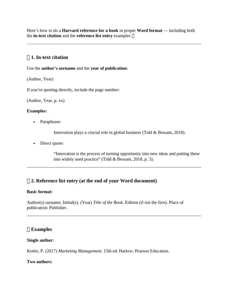 Here Harvard Referencing Style | PDF