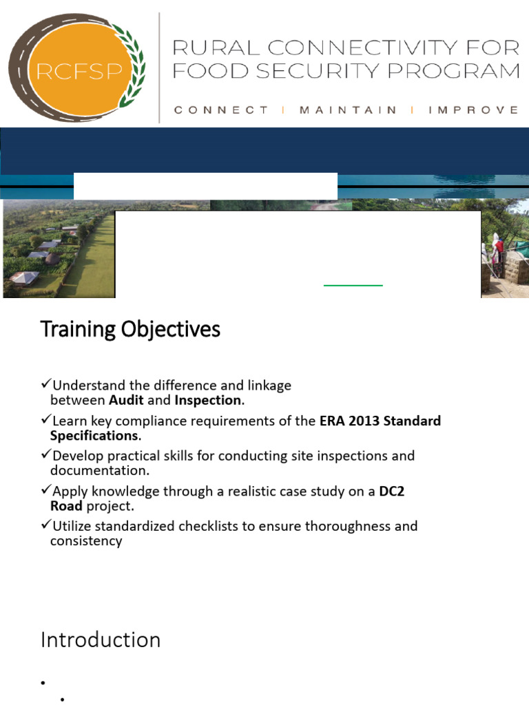 Ethiopia Rural Road Construction Training | PDF | Road | Road Surface