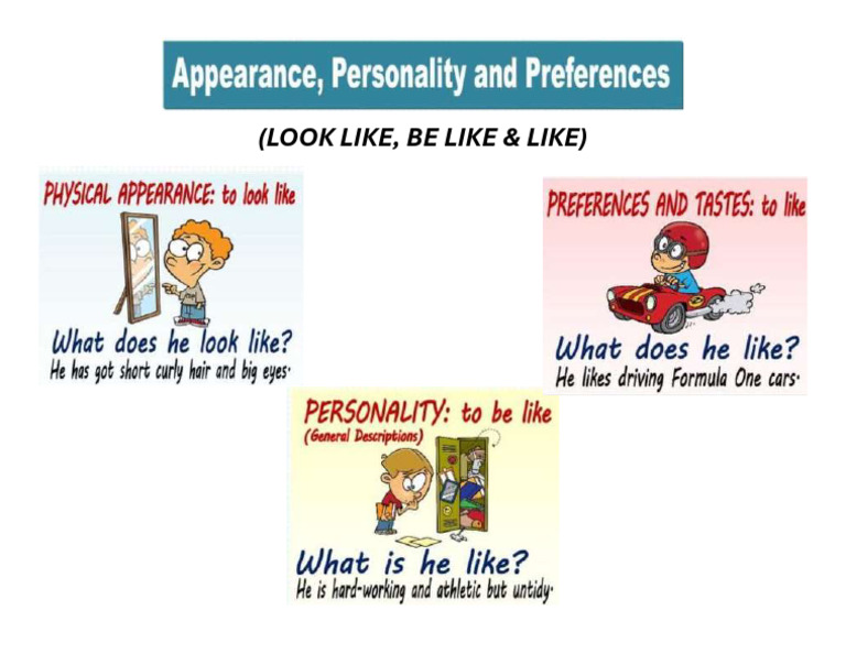 Like, Be Like & Look Like | PDF