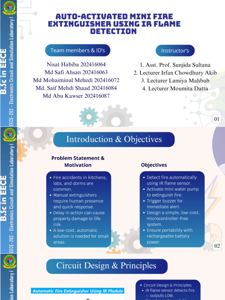 Blue Modern Engineering Technology Group Project Presentation | PDF