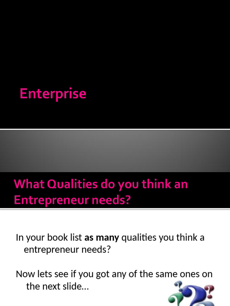 Chapter 3 - Enterprise, Business Growth and Size | PDF | Employment ...