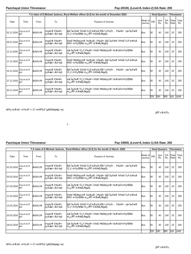 Michael Ta Bill 2024 | PDF