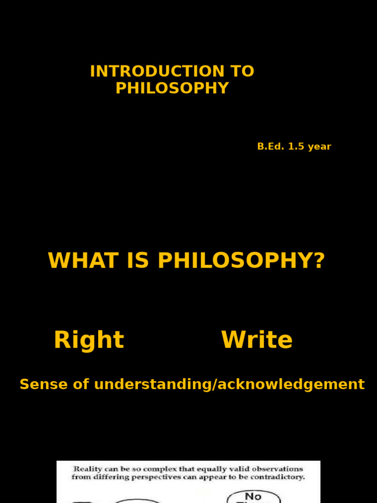 Introduction to Philosophy Overview | PDF | Epistemology | Knowledge