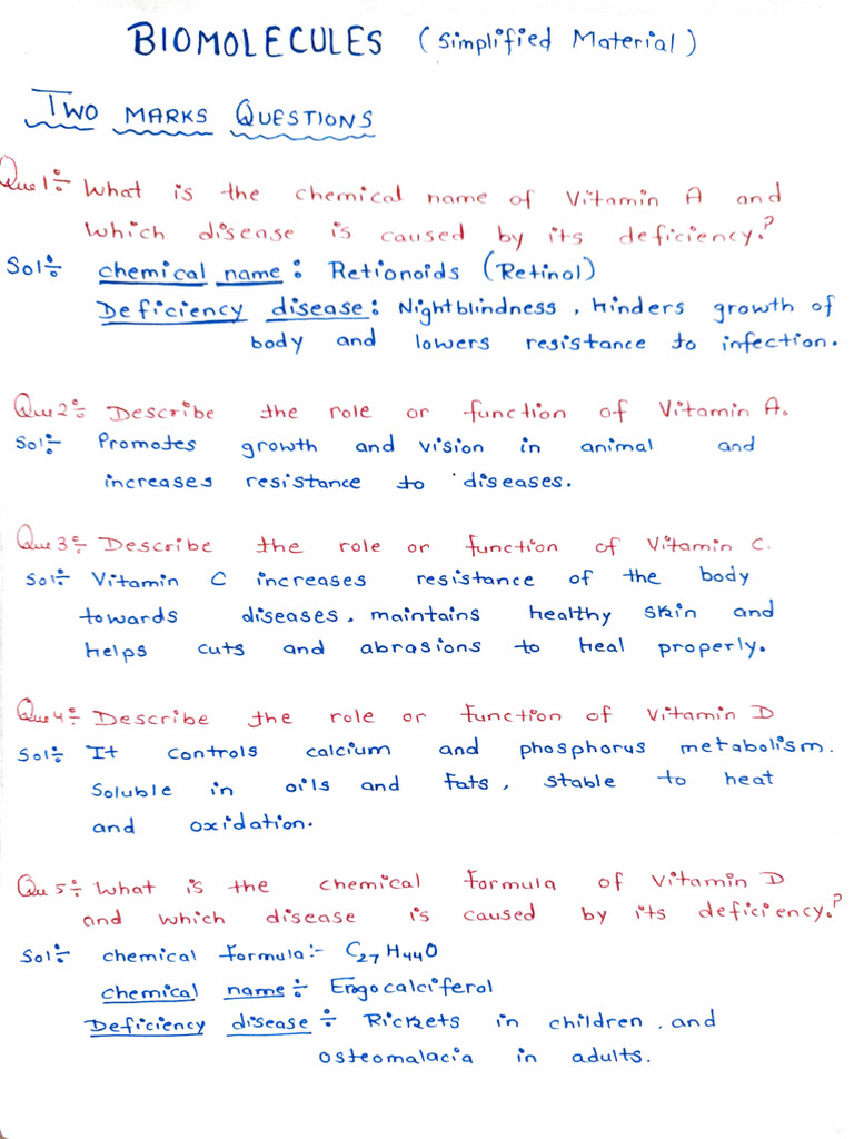 Understanding Biomolecules and Their Functions | PDF | Denaturation ...