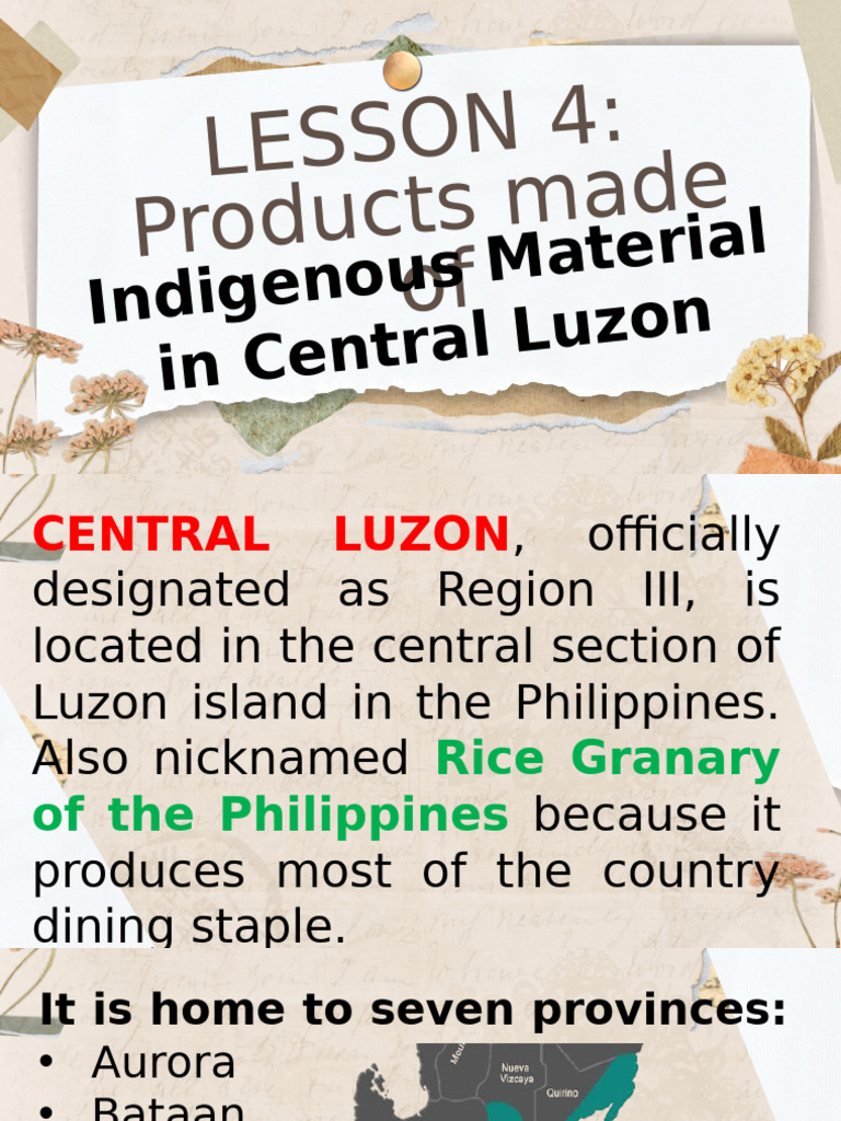 Indigenous Crafts of Central Luzon | PDF