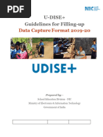 UDISE+ A01 Form for School Updates | PDF