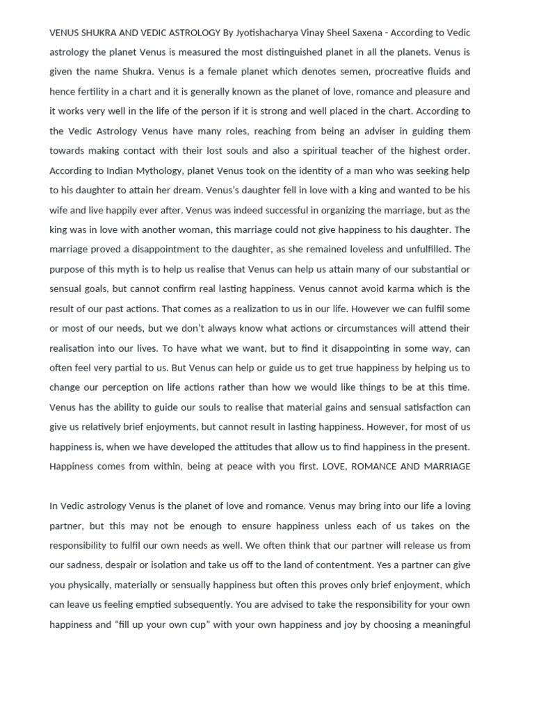 Vishnu | PDF | Planets In Astrology | Happiness
