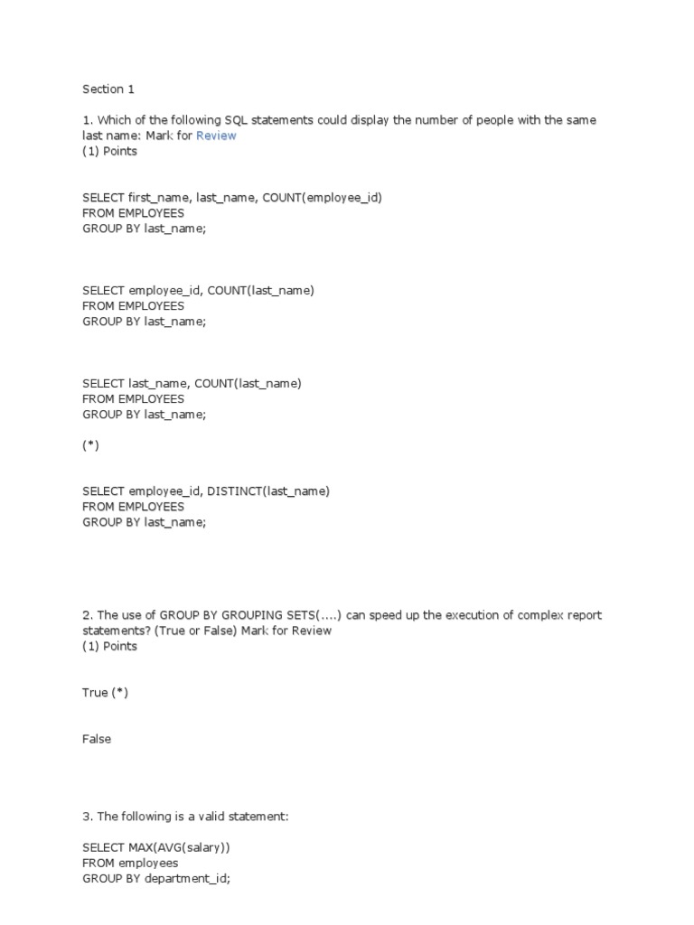Examen 2 | PDF | Sql | Information Technology Management