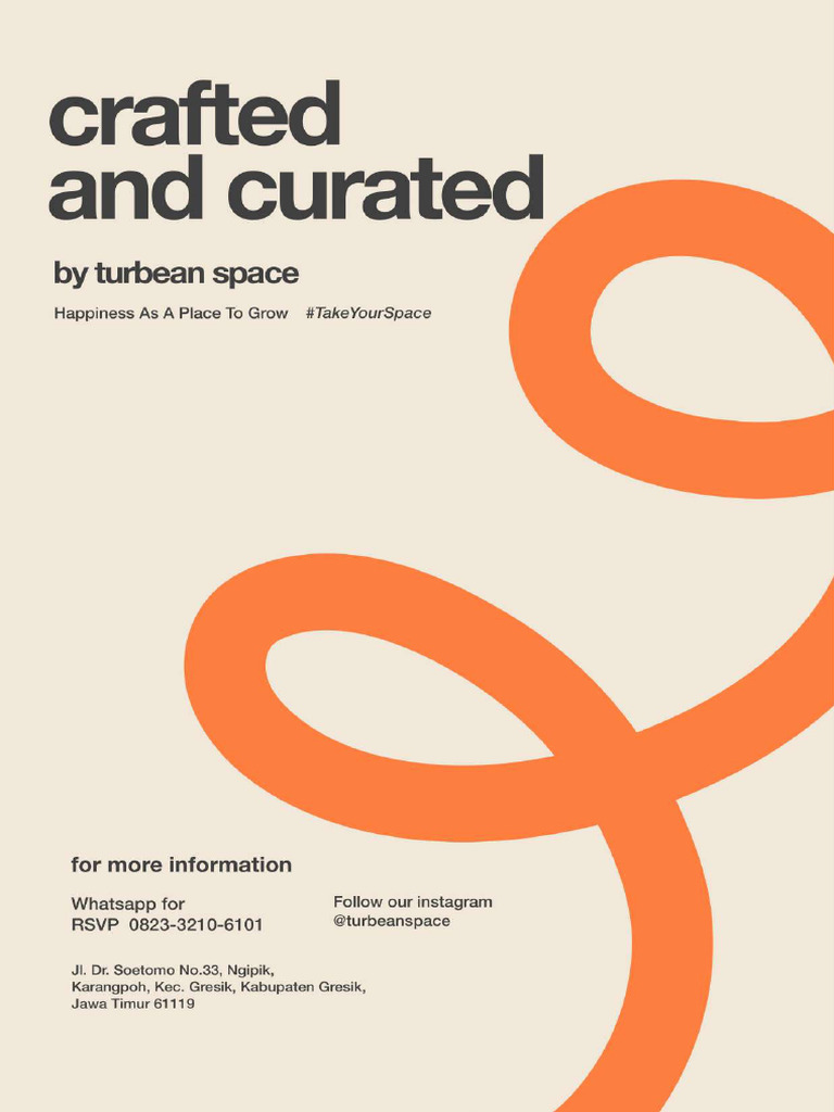 Book Menu Turbean Space 2025 | PDF