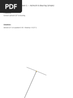 Deflection Angles in Surveying Techniques | PDF | Angle | Azimuth