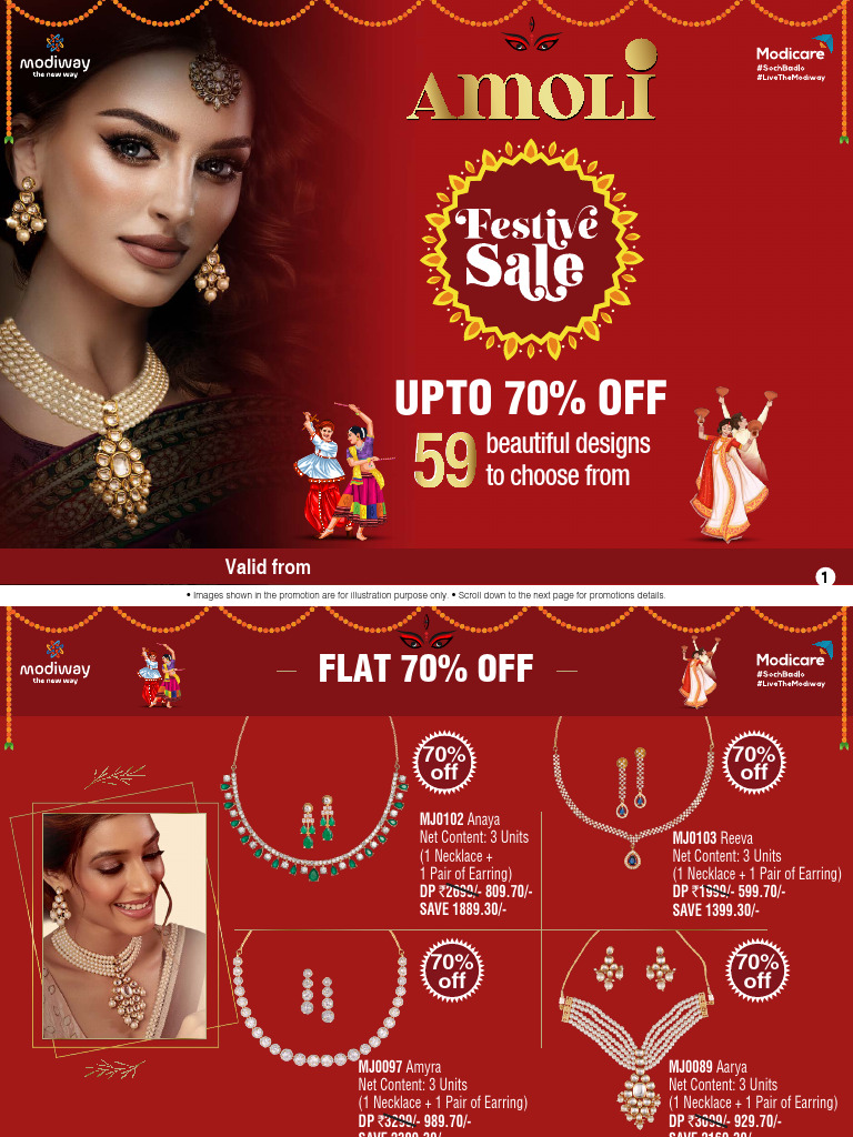Amoli Poster September 2025 | PDF | Softlines (Retail) | Ornaments