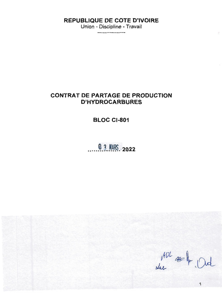 CPP CI-801 (Eni, 03 Mars 2022) | PDF