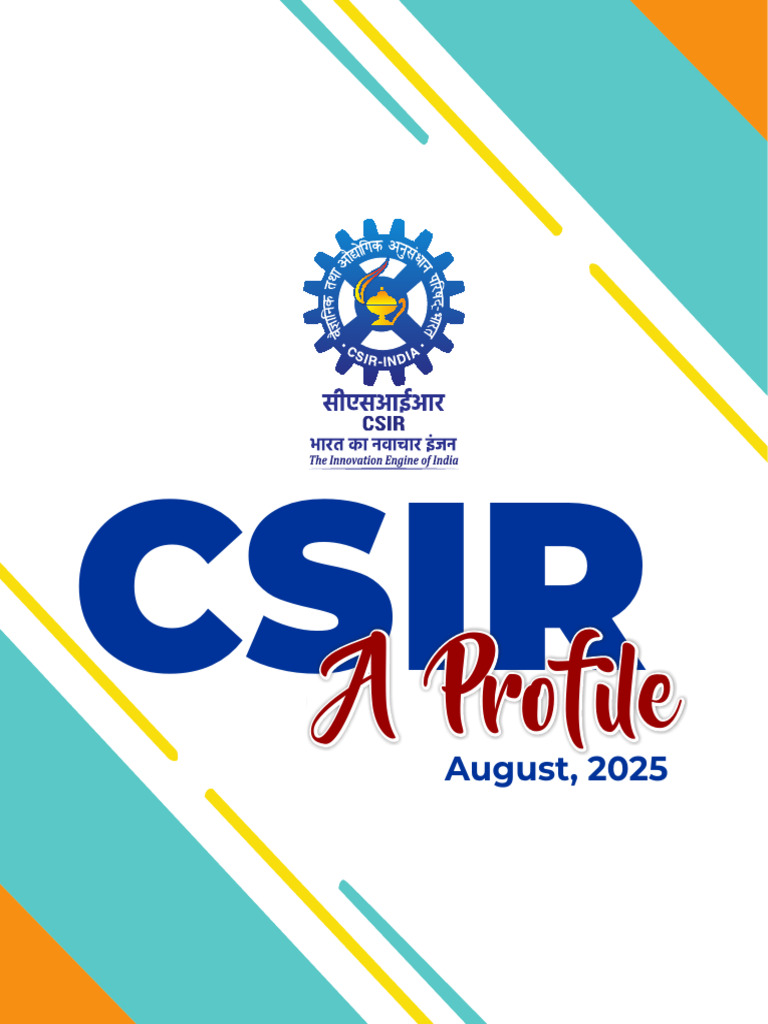 Overview of CSIR Research Institutes | PDF | Biotechnology | Toxicology